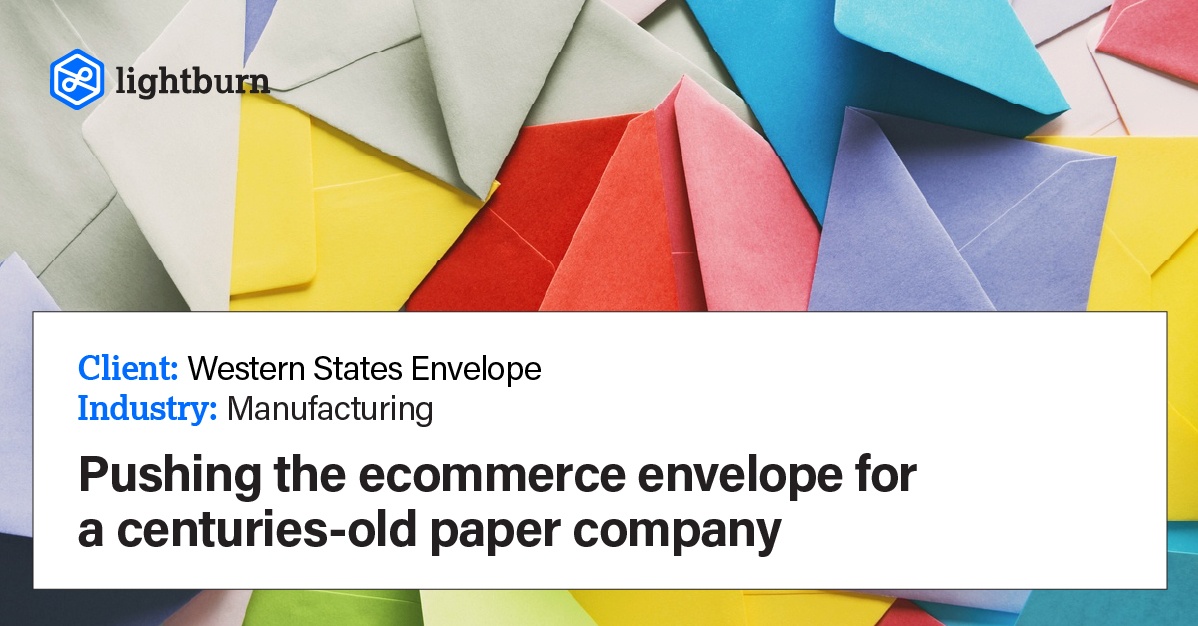 Kentico Web Development with Western States Envelope | Lightburn